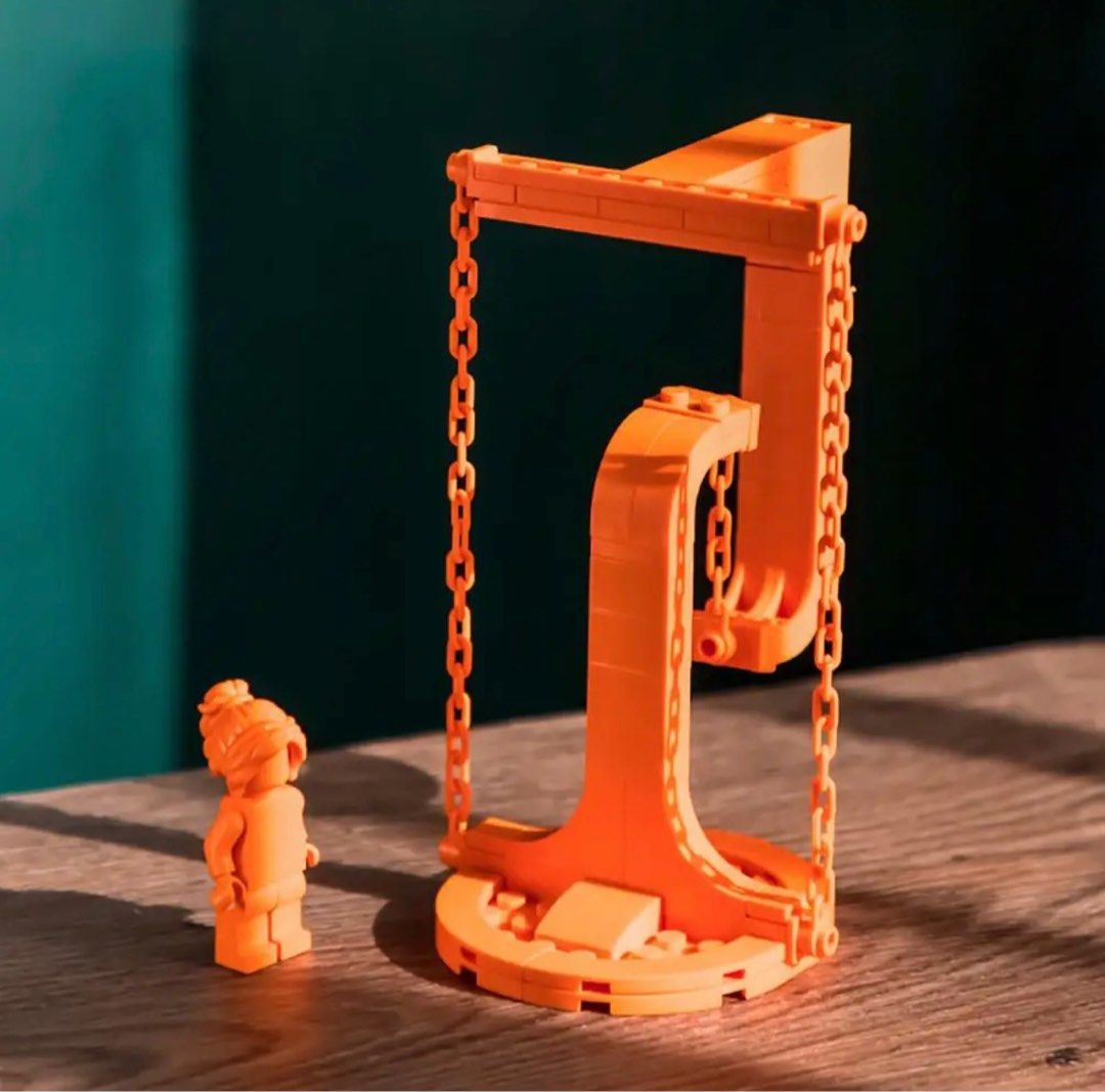 Creative Building Blocks Sets Suspension Tension Balancing bricks Frame ...