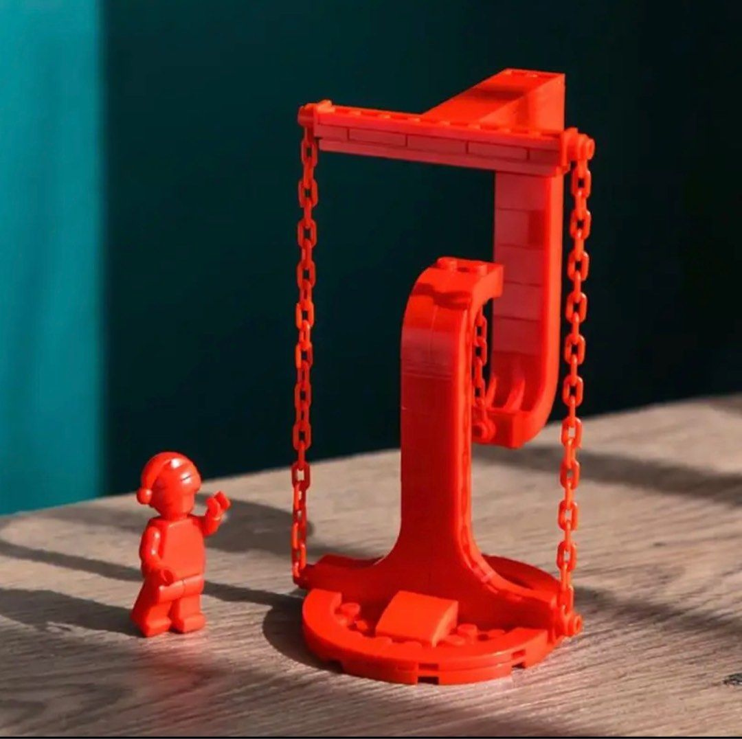 Creative Building Blocks Sets Suspension Tension Balancing bricks Frame ...