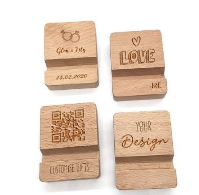 Custom Wood Engraving Phone stand Phone holder, Mobile Phones & Gadgets ...