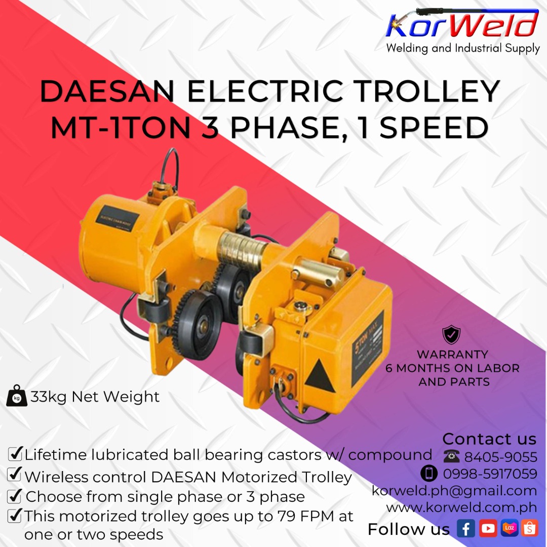 Daesan Electric Trolley MT-1TON, Commercial & Industrial, Construction ...