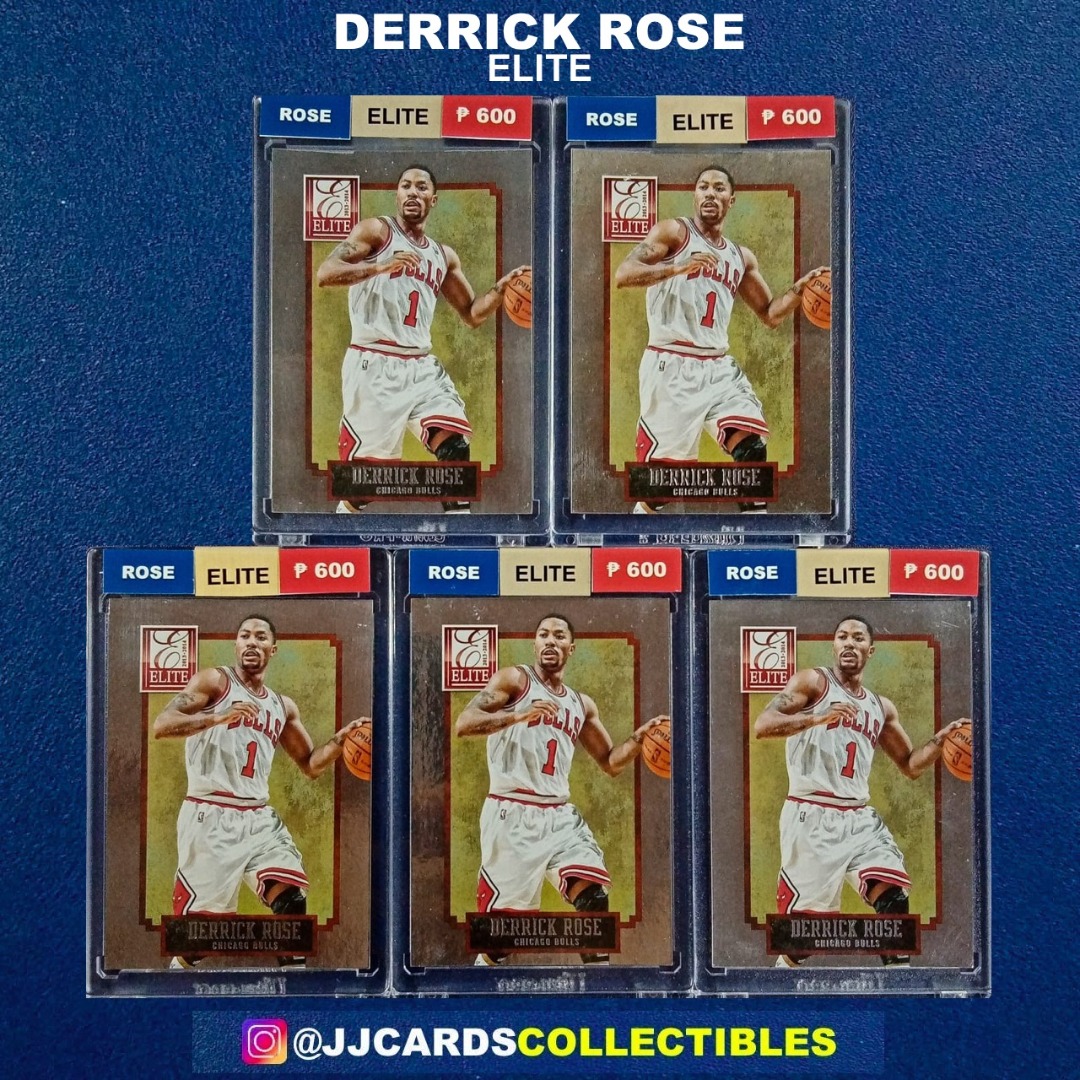 Derrick Rose Elite NBA Cards in Magnetic Case - ₱ 600 EACH, Hobbies ...
