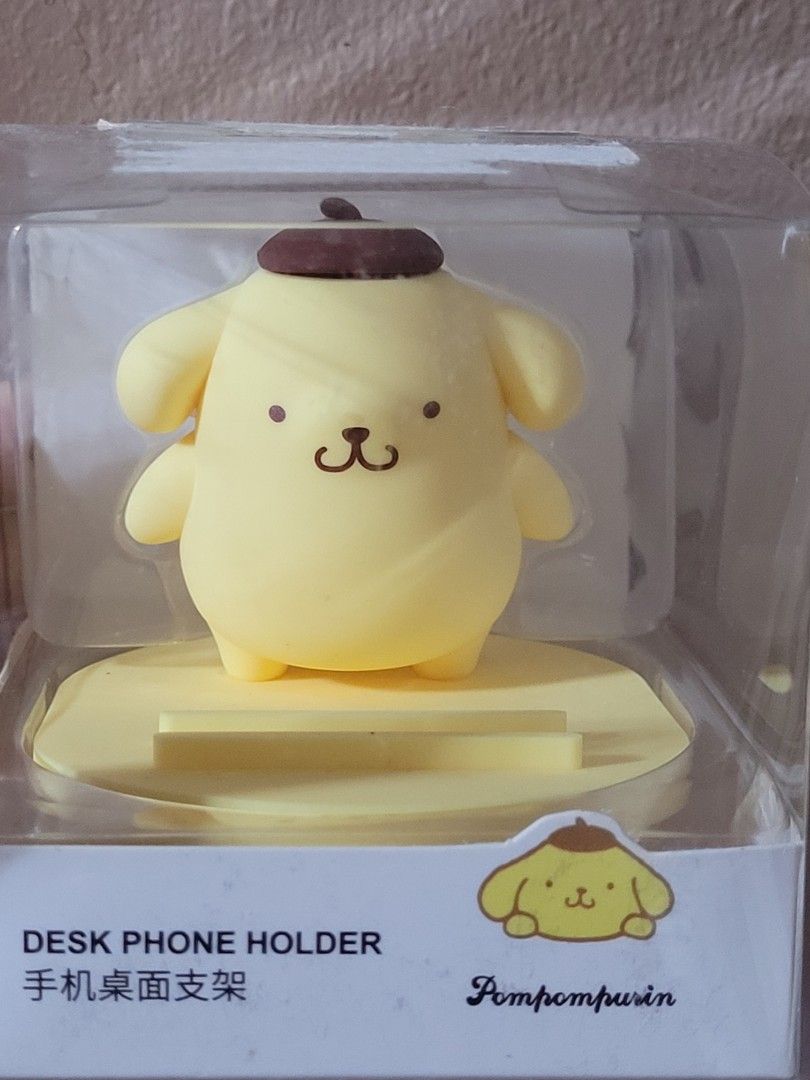 Desk Phone Holder Sanrio Pompompurin, Mobile Phones & Gadgets, Mobile ...