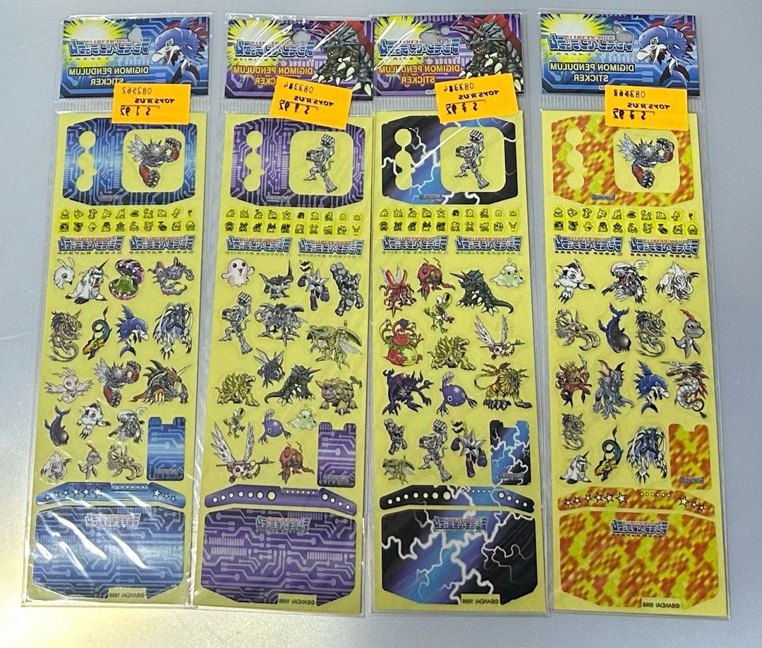 Digimon stickers, Hobbies & Toys, Memorabilia & Collectibles, Stamps ...