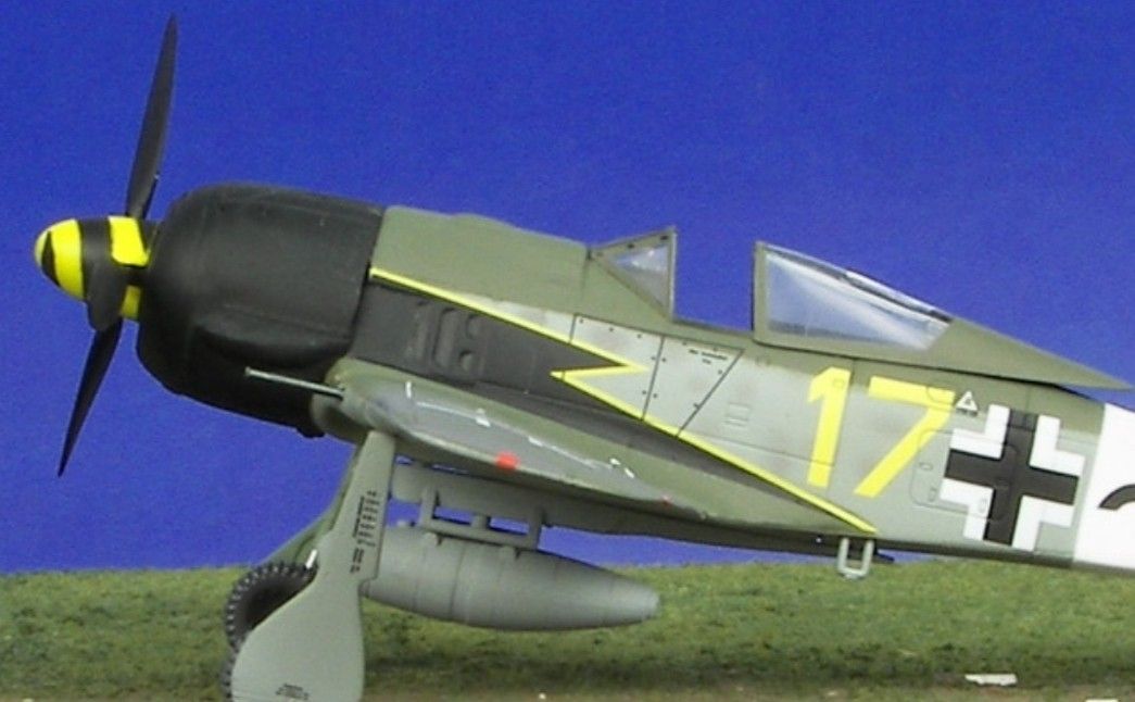 DRAGON WARBIRDS 1/72 FW 190A-8/R2, LUFTWAFFE 12.(STURM)/JG 3, "YELLOW ...
