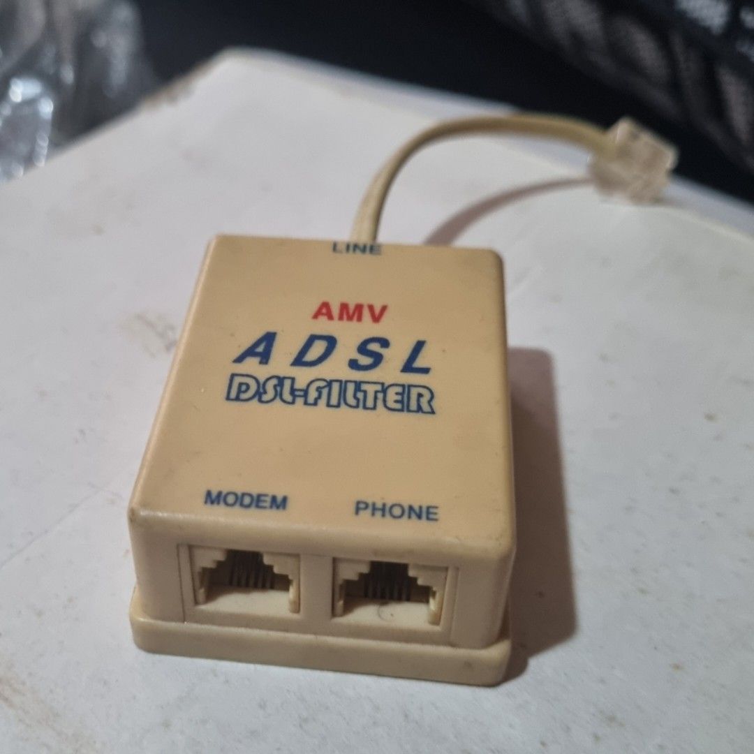 DSL Adapter, Computers & Tech, Parts & Accessories, Cables & Adaptors ...