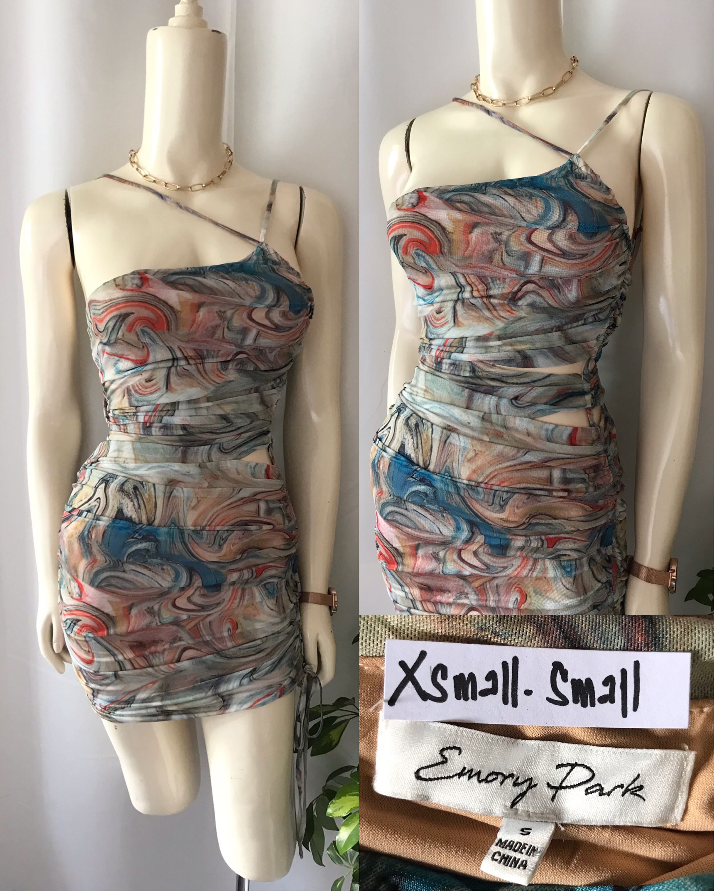 Emory Park Drape Cut Out Dress on Carousell