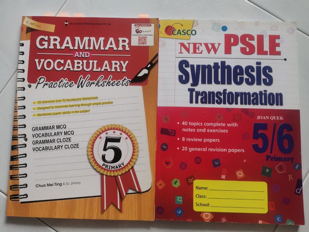 English assessment books P5 & P6, Hobbies & Toys, Books & Magazines ...