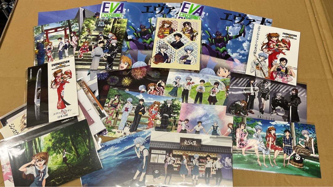 EVA 新世紀福音戰士 postcard 多谷, 興趣及遊戲, 玩具 & 遊戲類 - Carousell