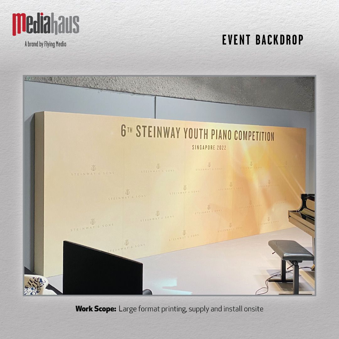 Event Backdrop Design, Supply & Install, Business Services, Printing ...