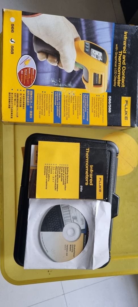 FLUKE - 568 IR THERMOMETER, Furniture & Home Living, Home Improvement ...