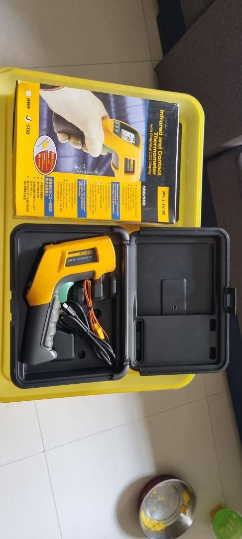 FLUKE - 568 IR THERMOMETER, Furniture & Home Living, Home Improvement ...
