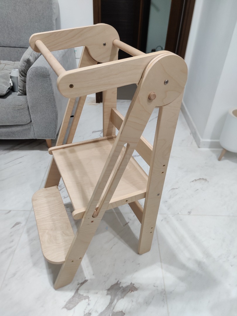 Foldable Learning Tower, Babies & Kids, Baby Nursery & Kids Furniture ...