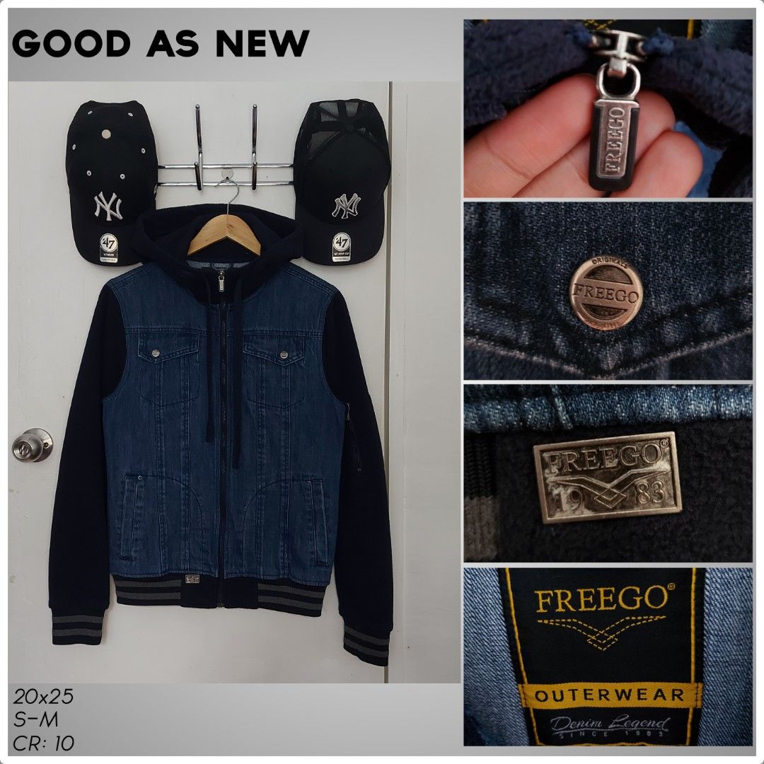 Freego Denim Jacket, Men's Fashion, Coats, Jackets and Outerwear on ...