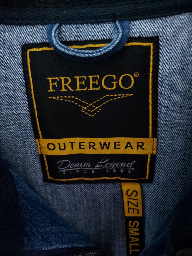 Freego Denim Jacket, Men's Fashion, Coats, Jackets and Outerwear on ...