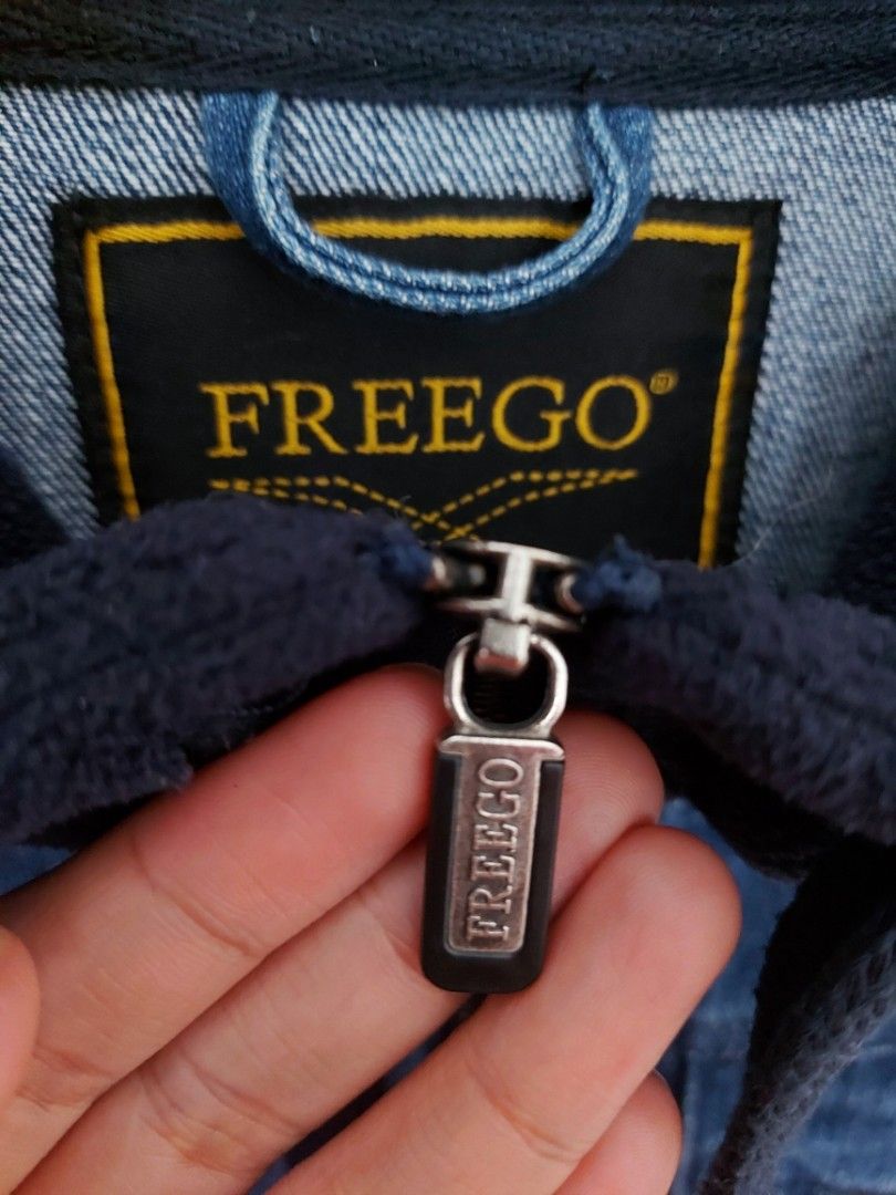 Freego Denim Jacket, Men's Fashion, Coats, Jackets and Outerwear on ...
