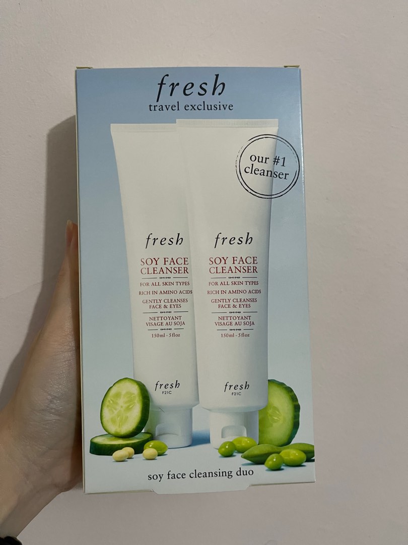 Fresh Soy Face Cleansing Duo, Beauty & Personal Care, Face, Face Care ...