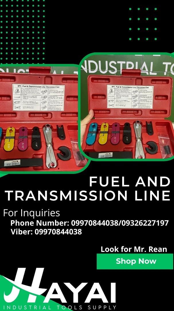 Fuel and Transmission Line Disconnect Set, Commercial & Industrial ...