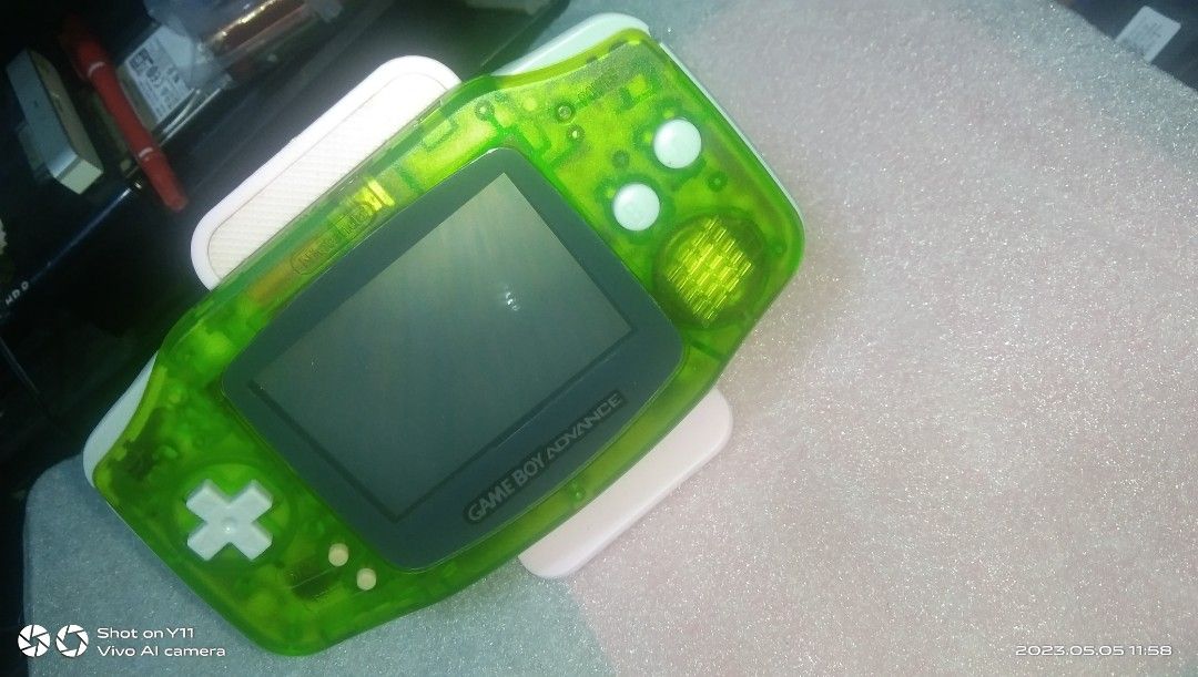 GameBoy Advance (Transparent Green), Video Gaming, Video Game Consoles ...