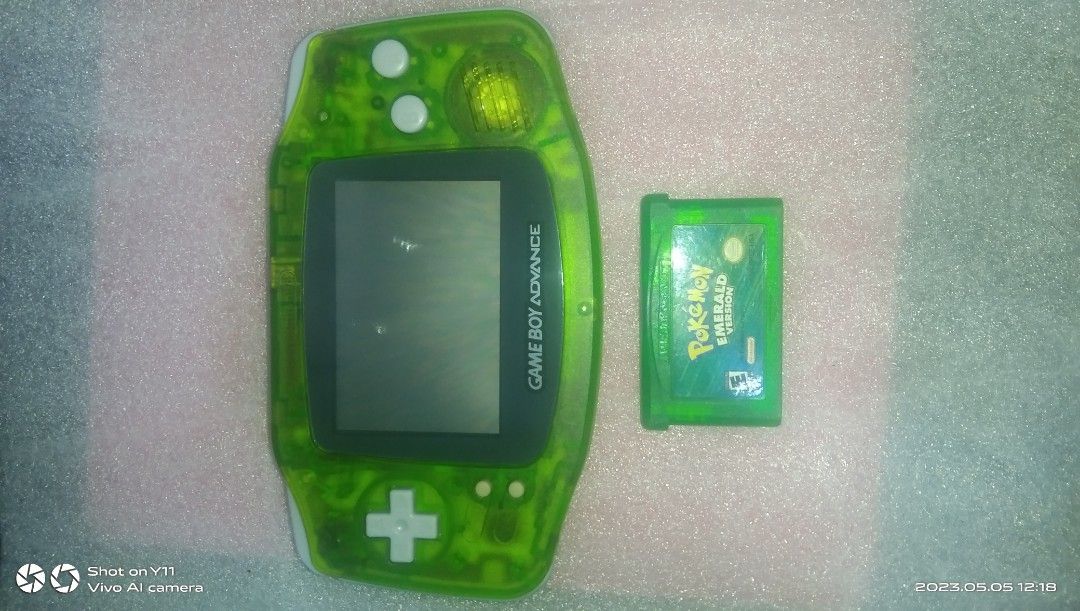 GameBoy Advance (Transparent Green), Video Gaming, Video Game Consoles ...