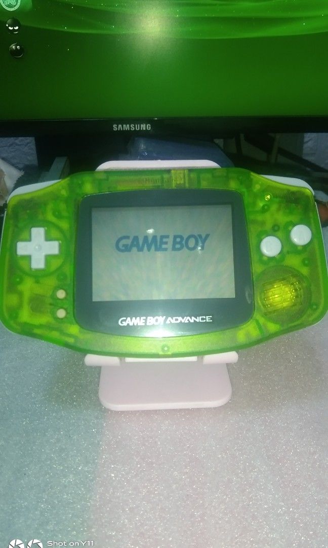 GameBoy Advance (Transparent Green), Video Gaming, Video Game Consoles ...