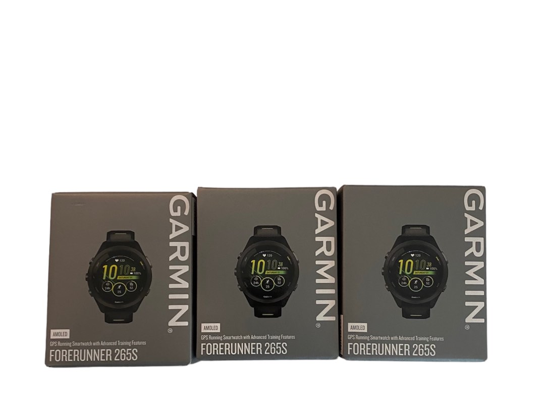 GARMIN Forerunner 265s Black, Men's Fashion, Watches & Accessories ...
