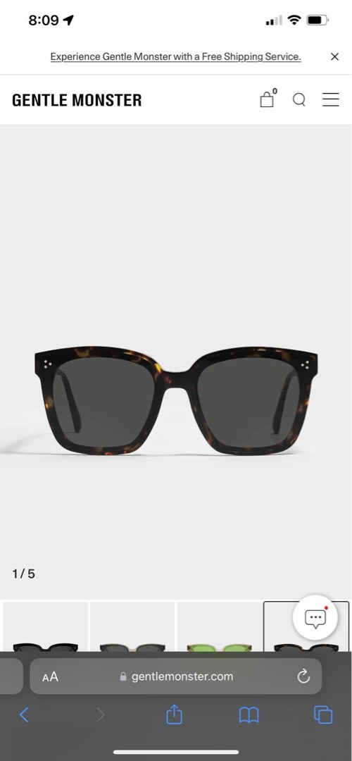 Gentle Monster Dreamer 17 T1, Women's Fashion, Watches & Accessories ...