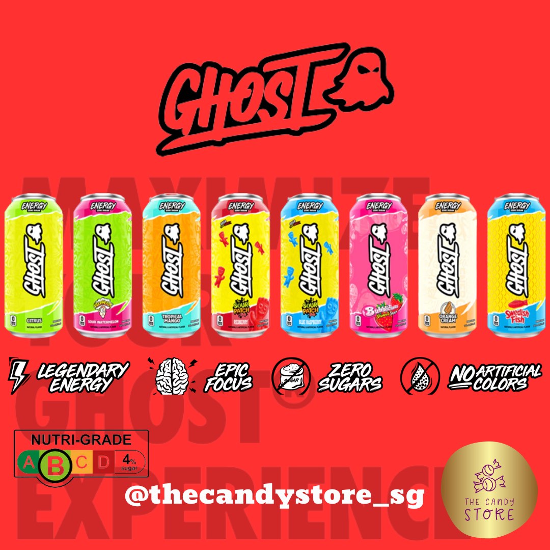GHOST ENERGY CANS NOW AVAILABLE, Food & Drinks, Beverages on Carousell