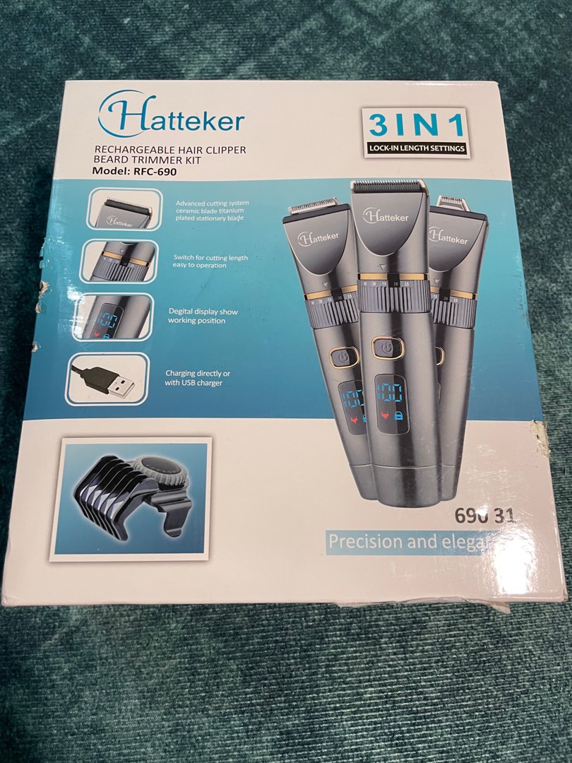 Hatteker 3in1, Beauty & Personal Care, Hair on Carousell