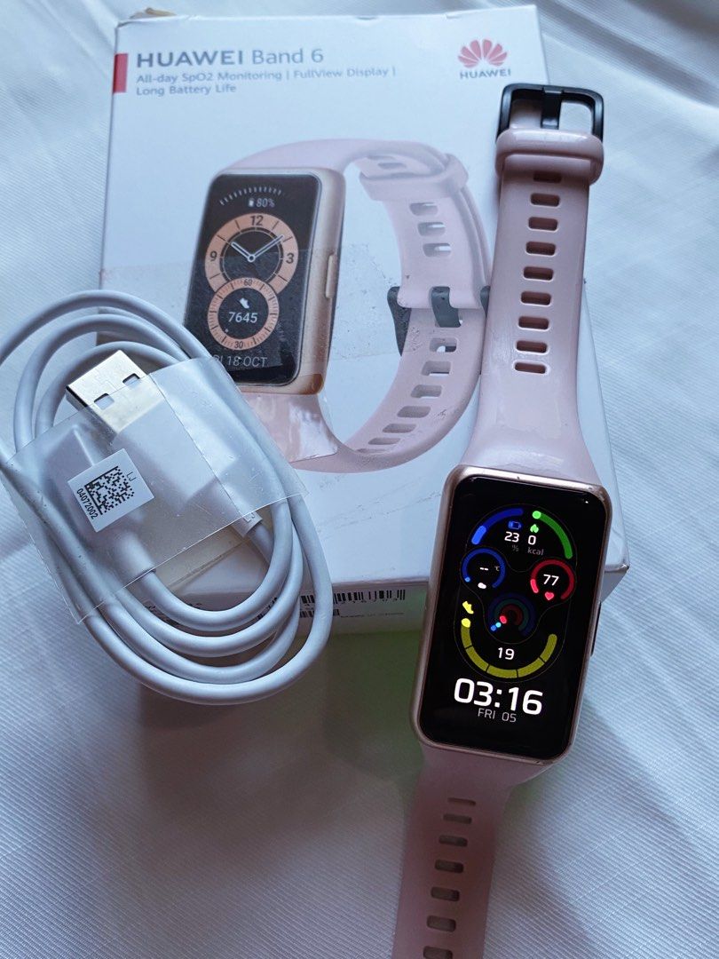 HUAWEI Band 6 Smart Watch Sakura Pink, Mobile Phones & Gadgets ...