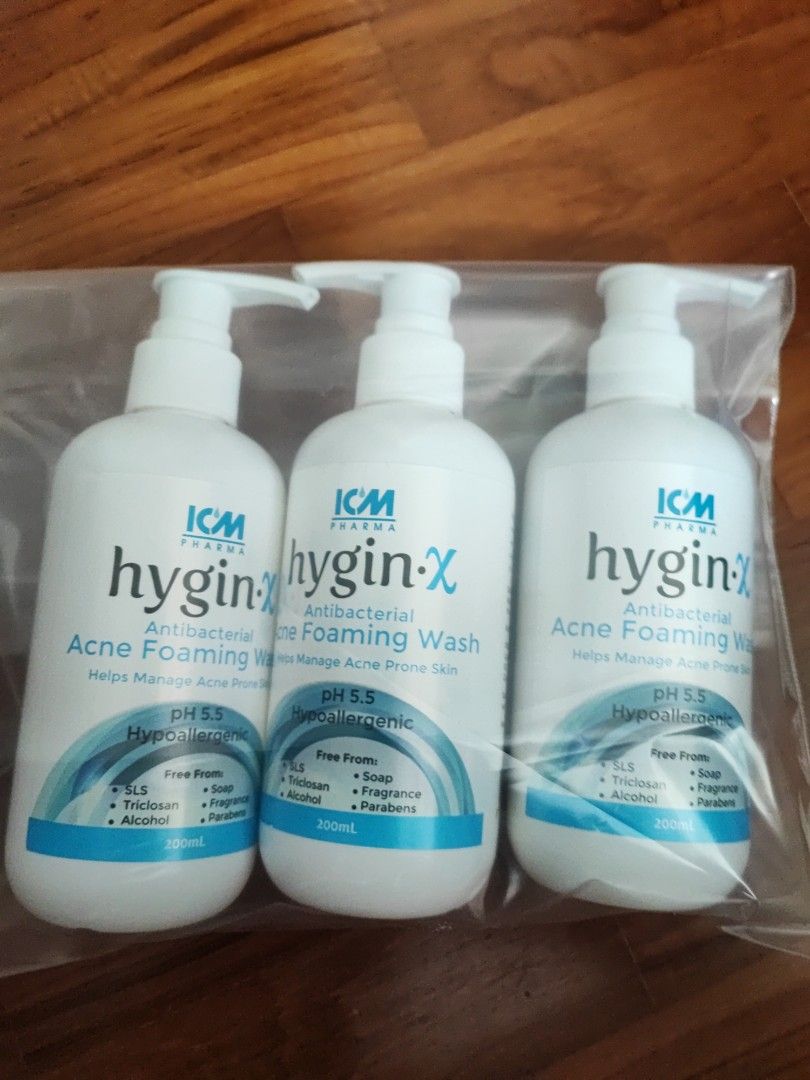 icm pharma hygin x acne foaming wash, Beauty & Personal Care, Face ...