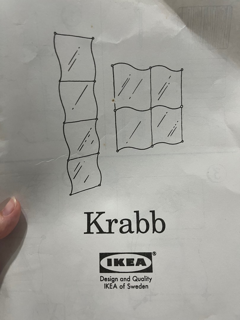 IKEA Mirror Krabb, Furniture & Home Living, Home Decor, Mirrors on ...