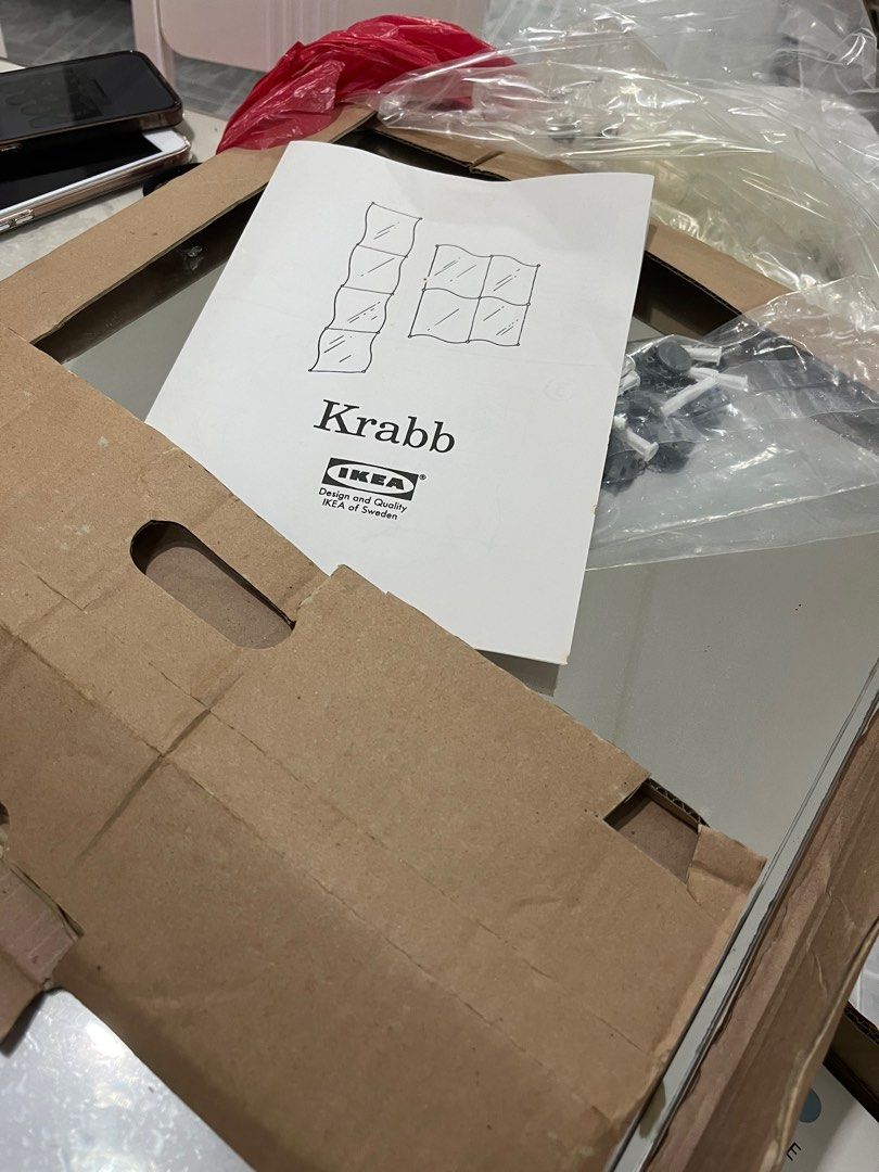 IKEA Mirror Krabb, Furniture & Home Living, Home Decor, Mirrors on ...