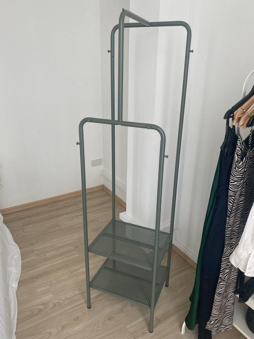 IKEA NIKKEBY clothes rack, Furniture & Home Living, Furniture, Shelves, Cabinets & Racks on ...
