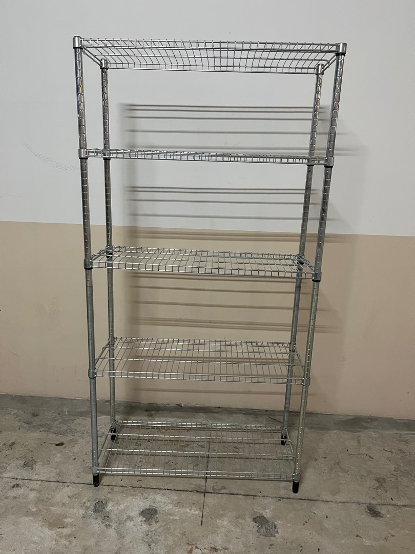 IKEA Omar metal Shelf / Shelving unit, Furniture & Home Living ...