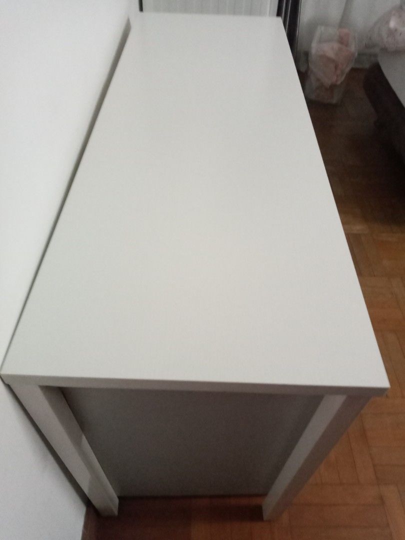 IKEA Study Table + pedestal drawers, Furniture & Home Living, Furniture ...