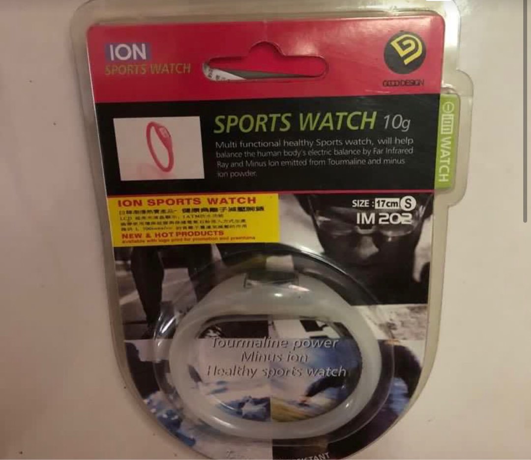 Ion Sports Watch Water Resistant, Sports Equipment, Exercise & Fitness ...