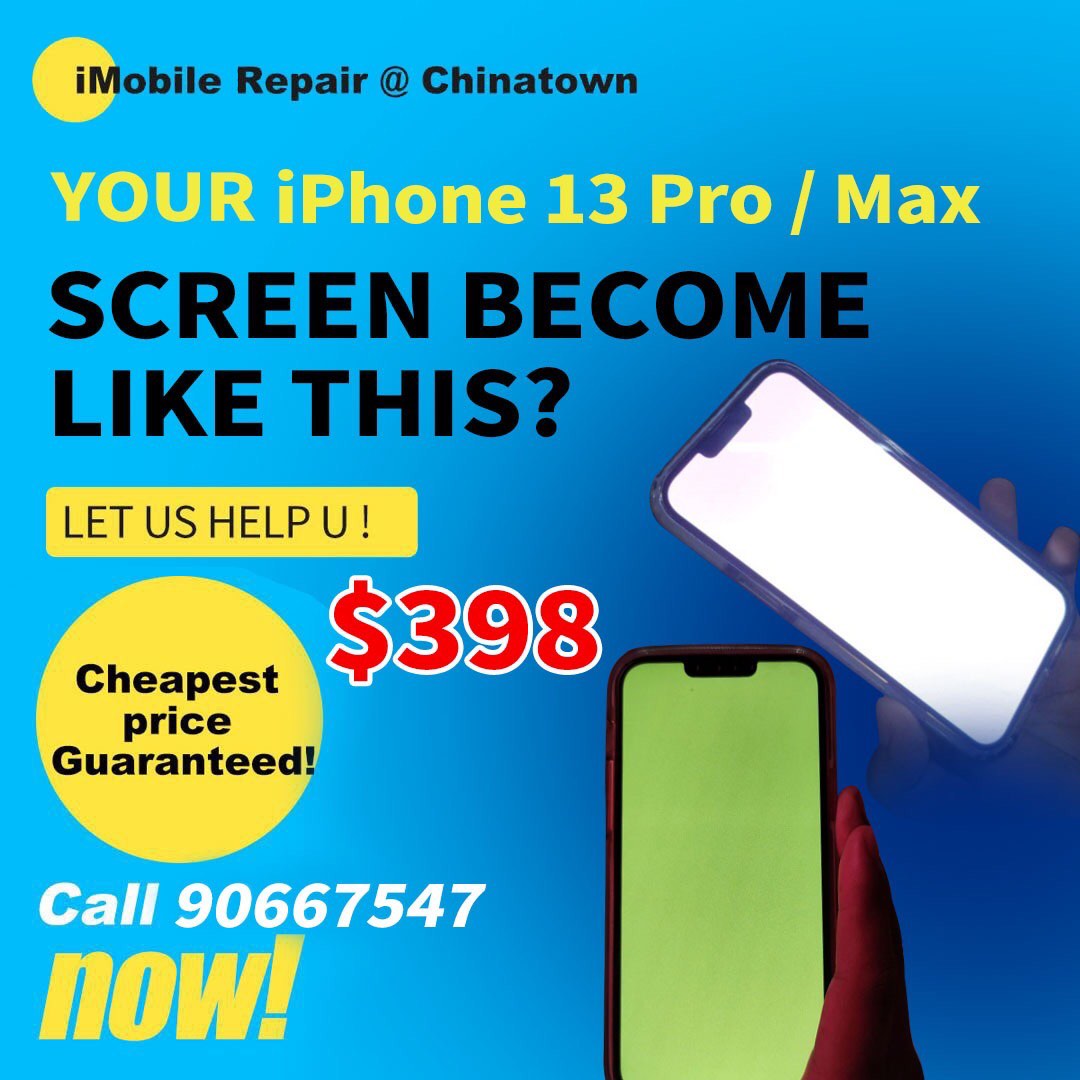 iPhone 13 Pro Max LCD Repair, Lifestyle Services, Electronics & Gadget ...