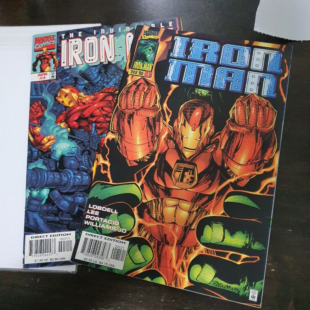 Iron Man #1 Variant Cover 1B (Vol. 2), Hobbies & Toys, Books ...