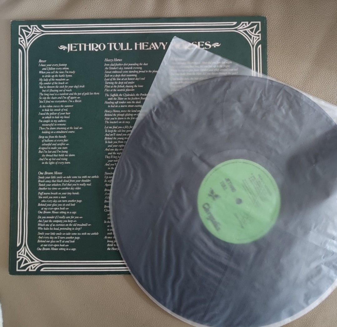 Jethro Tull - Heavy Horses lp, Hobbies & Toys, Music & Media, Vinyls on ...