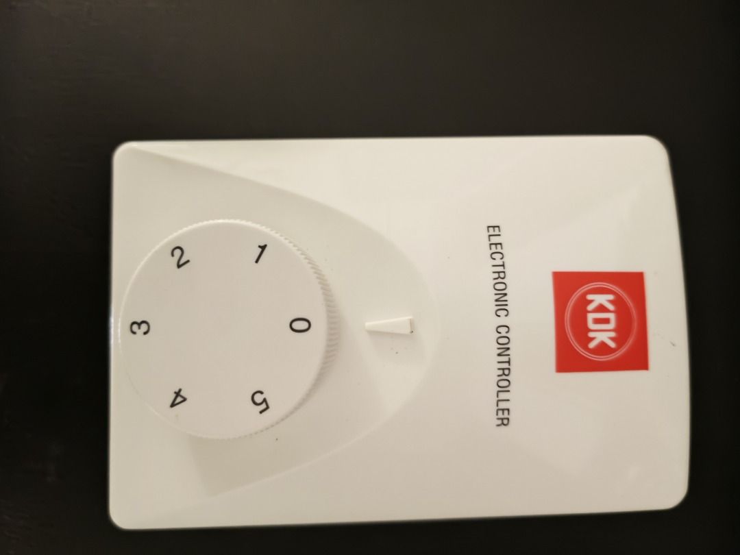 KDK fan regulator -brand new assy 5 speed, Furniture & Home Living ...
