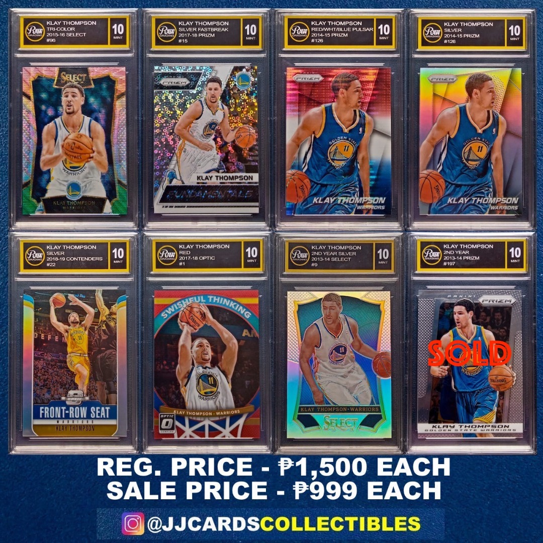 Klay Thompson NBA Cards on a Slab Case - ₱ 999 EACH *Snap Open Re ...