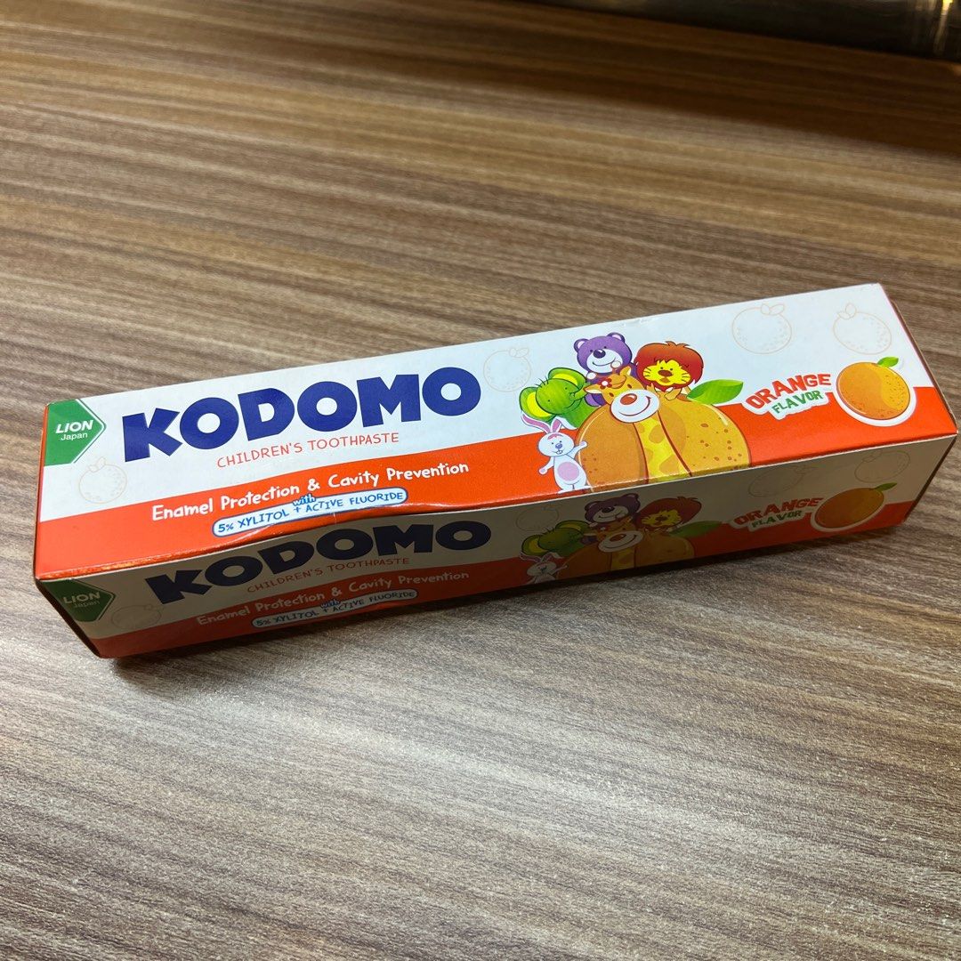 Kodomo children's toothpaste orange flavour, Babies & Kids, Bathing & Changing, Baby Toiletries ...
