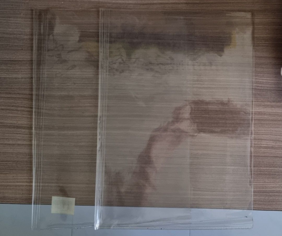 L Shape Plastic File Holder Transparent A4 size (2 pcs), Hobbies & Toys ...