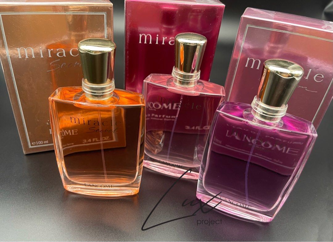Lancôme Miracle EDP 100ml Collection(Ready In Stock), Beauty & Personal ...