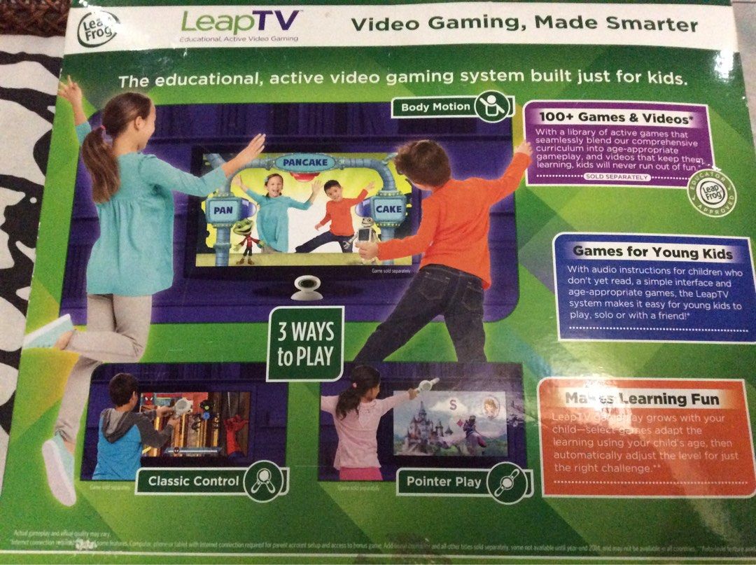 LeapTV Educational Gaming System, Video Gaming, Video Game Consoles ...
