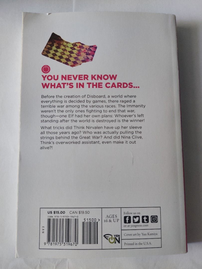 [Light Novel][EN] No Game No Life Practical War Game (Vol. 12) on Carousell