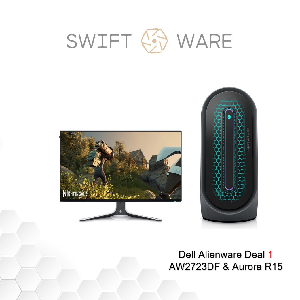 Dell Alienware Monitor & Alienware Aurora R15 (13th Gen) Desktop ...