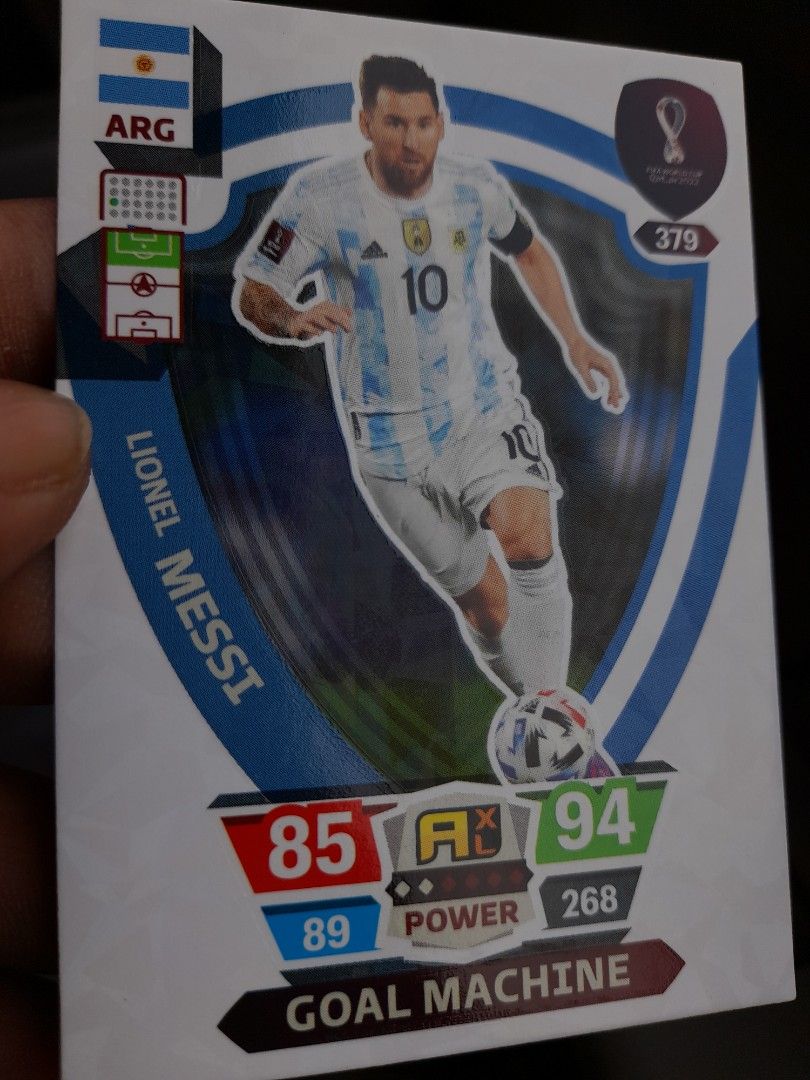 Lionel Messi Fifa Qatar #379, Hobbies & Toys, Toys & Games on Carousell