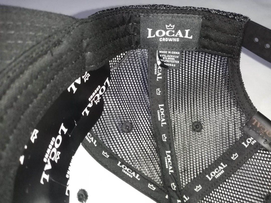 LOCAL CROWNS X BASS PRO SHOPS BLACK TRUCKER HAT, Men's Fashion, Watches ...