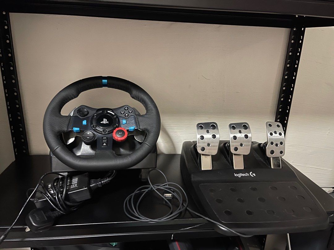 Logitech G29 Set (Steering Wheel & Pedal), Video Gaming, Video Game ...